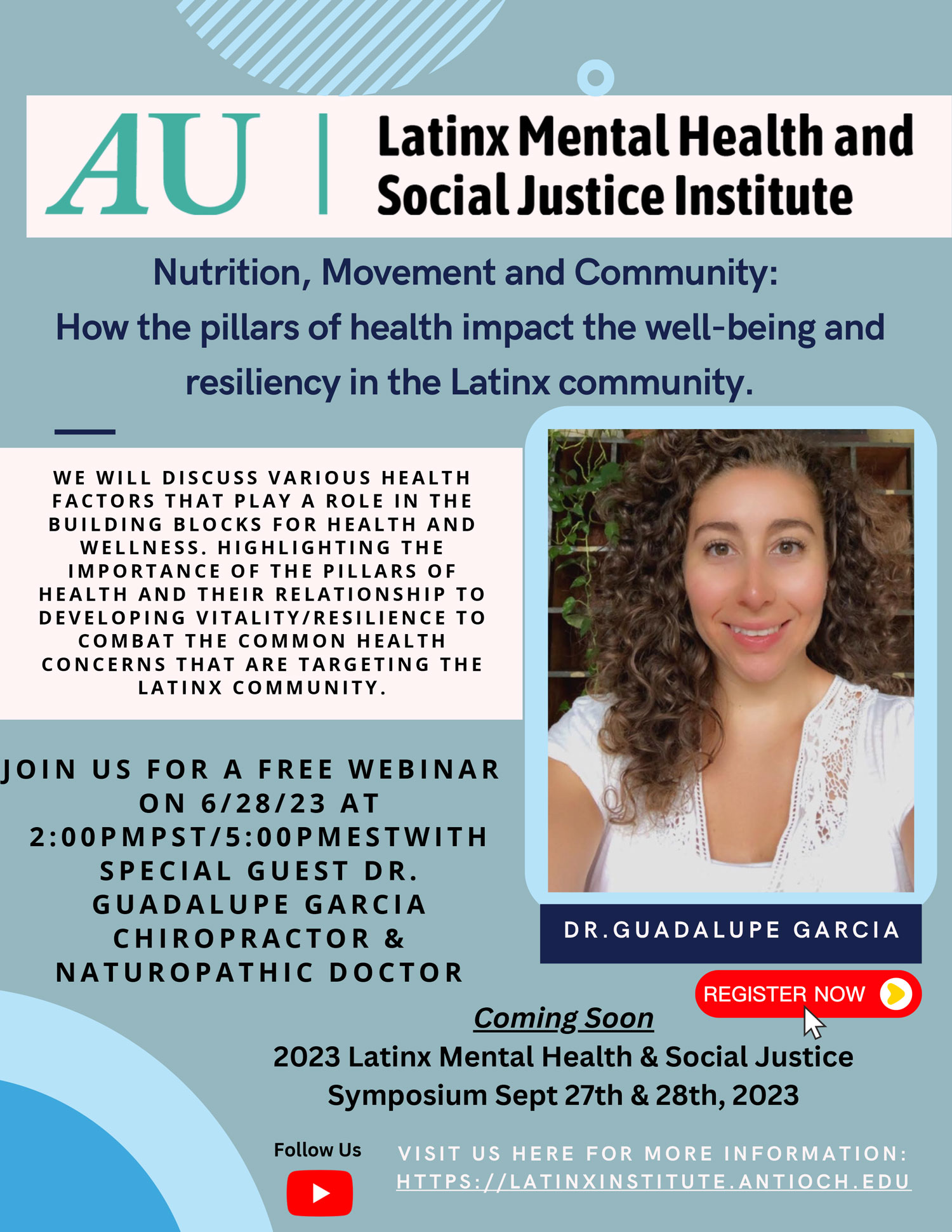 Summer Webinar 2023 - Latinx Institute at Antioch University